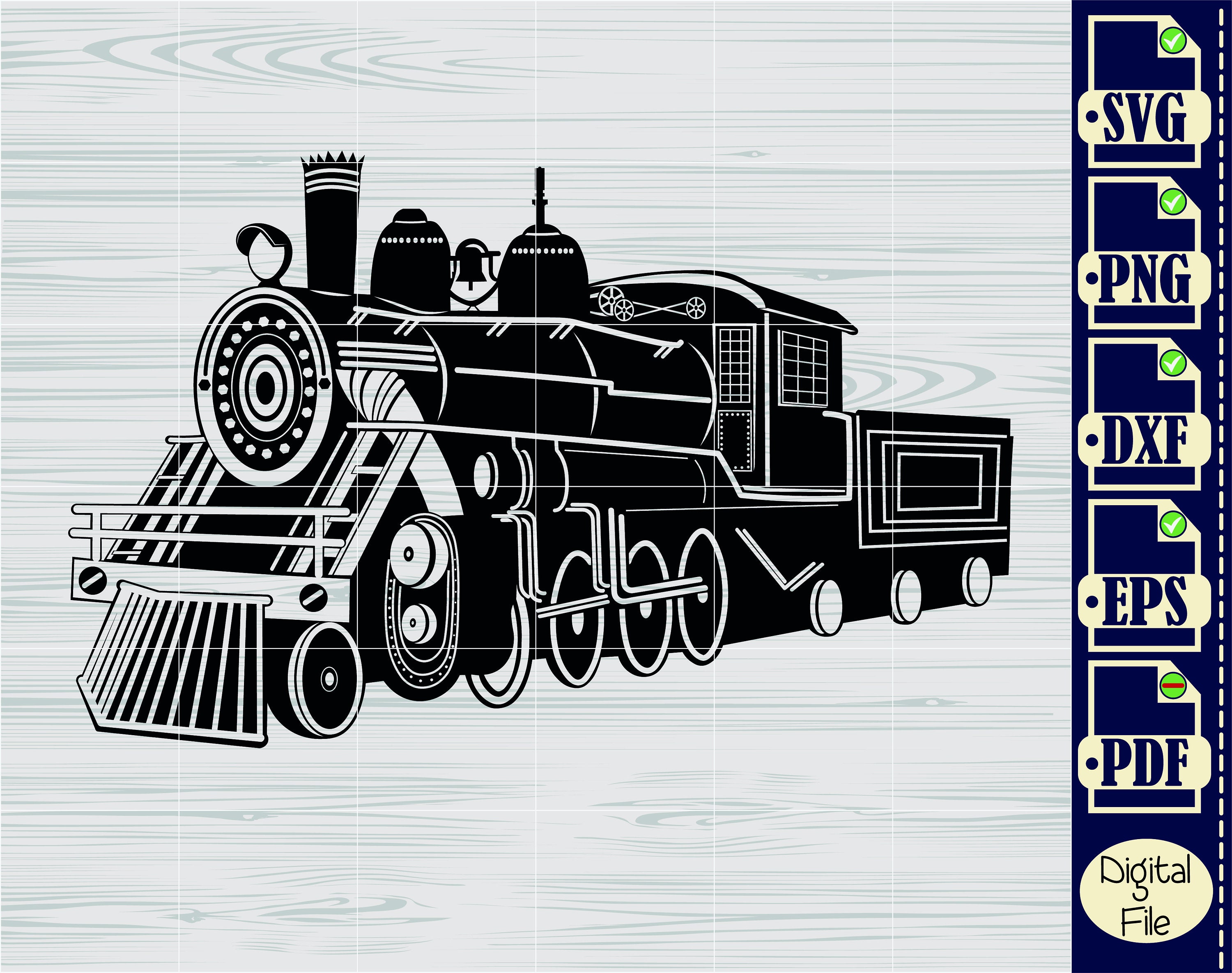 Steam Engine Train SVG Bundle, Locomotive Clipart (digital Files) - Etsy