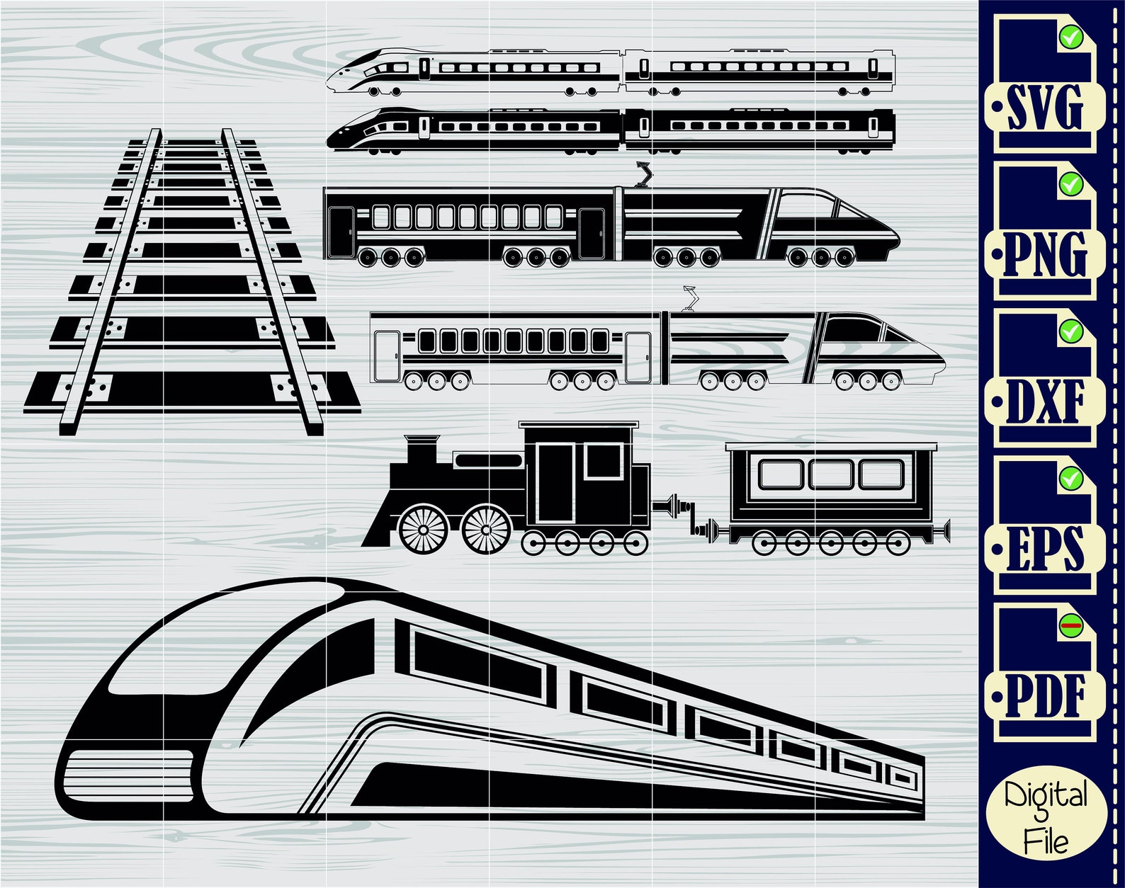 Train SVG Bundle Train SVG Choo Choo Train Svg Train - Etsy