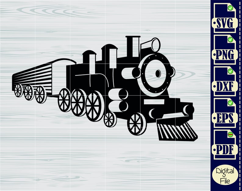 Steam Engine Train SVG Bundle, Locomotive Clipart (digital Files) - Etsy