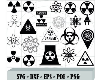 Warning sign dxf svg | Etsy