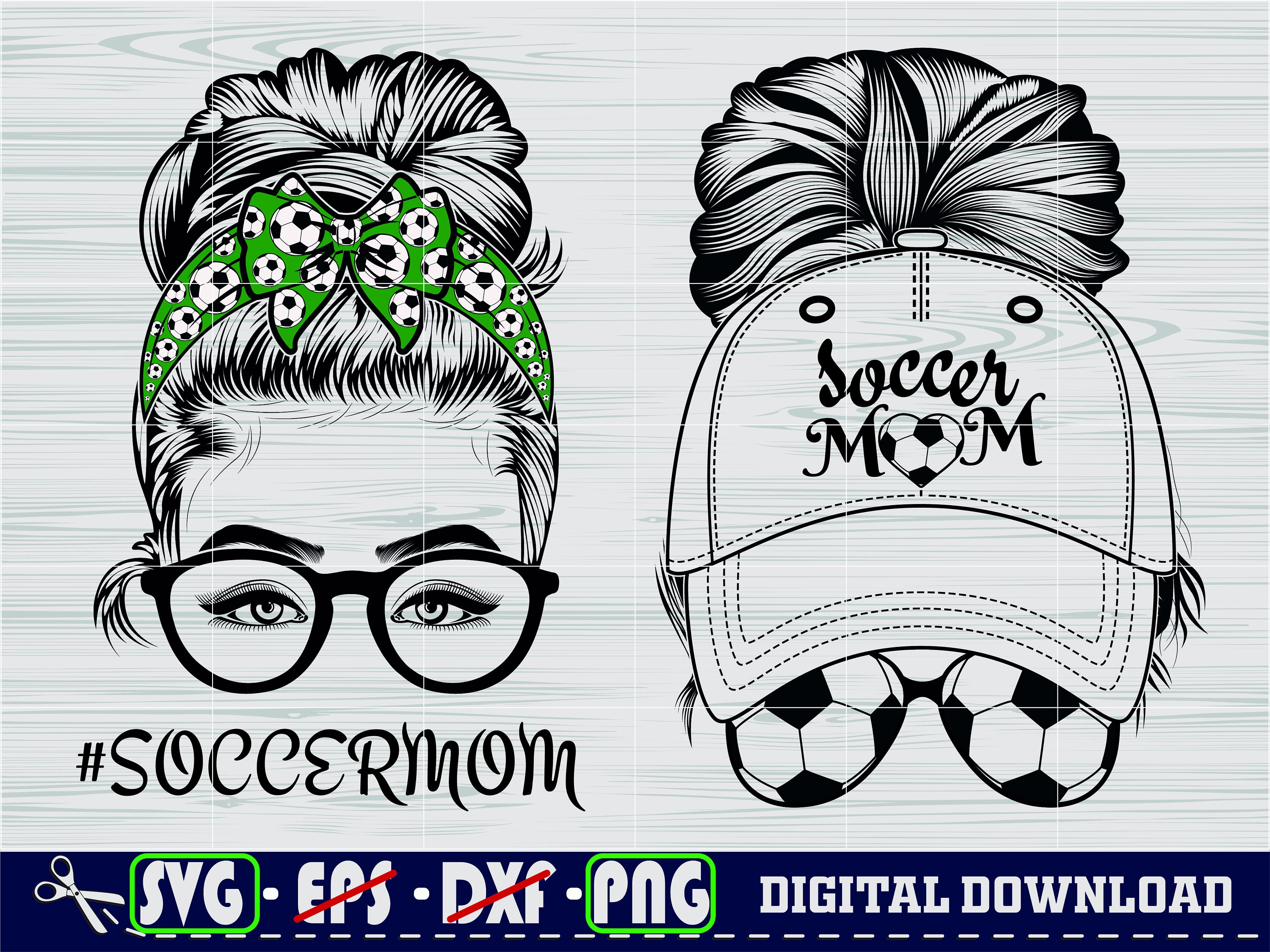 Soccer Mom Svg Bundle Soccer Mom With Glasses Shirts Svg Mom - Etsy
