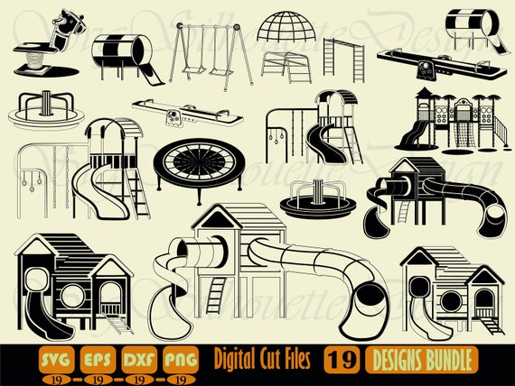 Playground SVG Bundle Playground SVG Playground Clipart | Etsy Australia