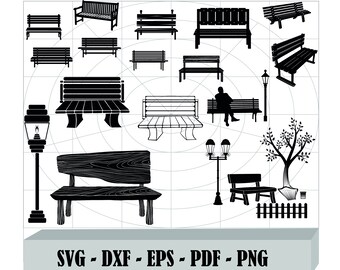 Bench Dxf Files - Etsy
