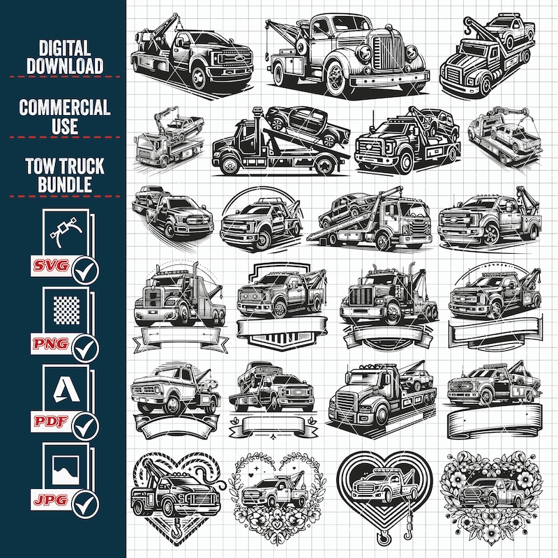 Road Truck Company Logo - Etsy