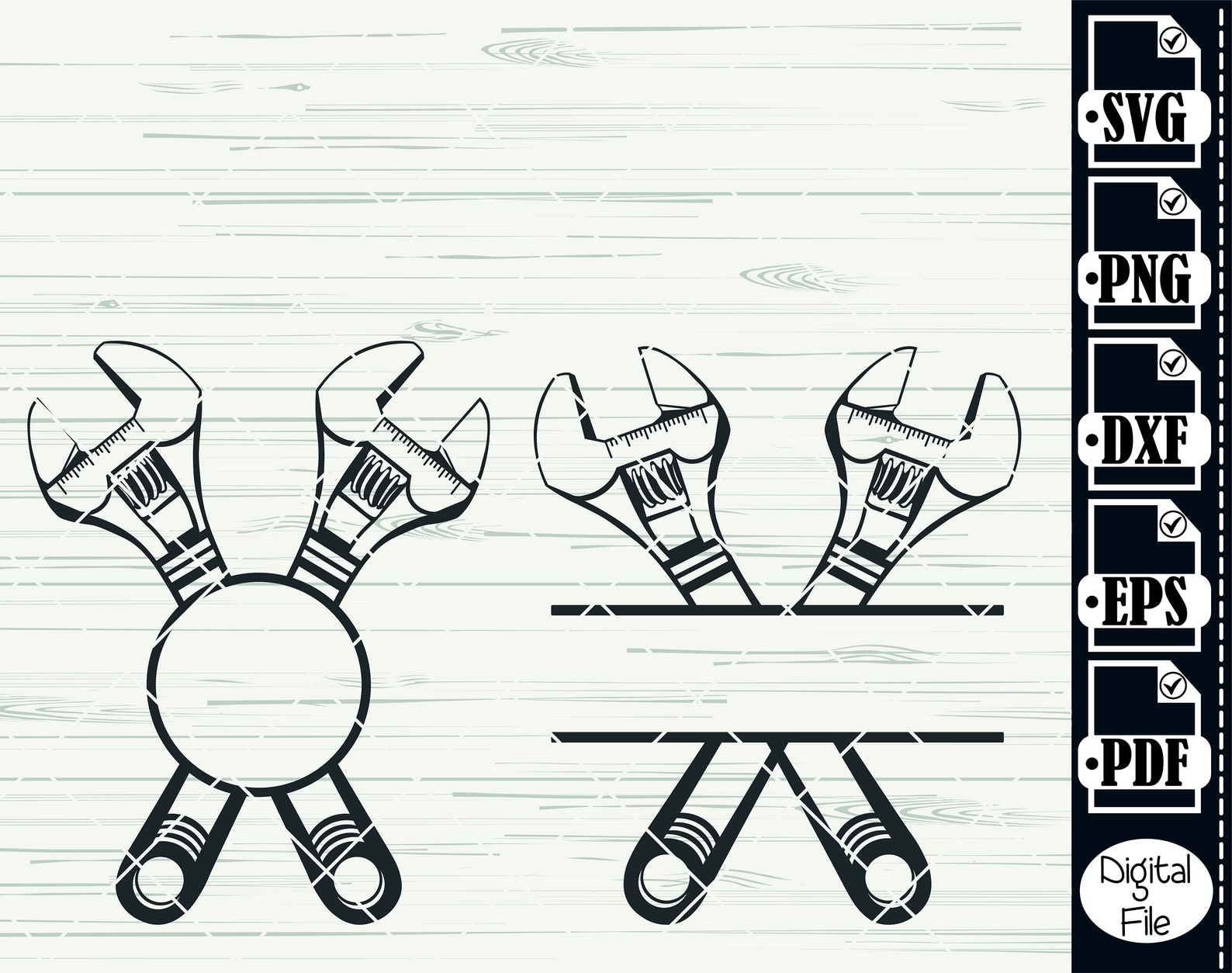 Mechanic Tools SVG, Auto Repair Clipart, Cricut Silhouette Cut Files - Etsy