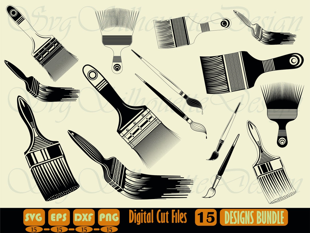 Paint Brush SVG Paint Brush SVG Painting SVG Paint Brush - Etsy