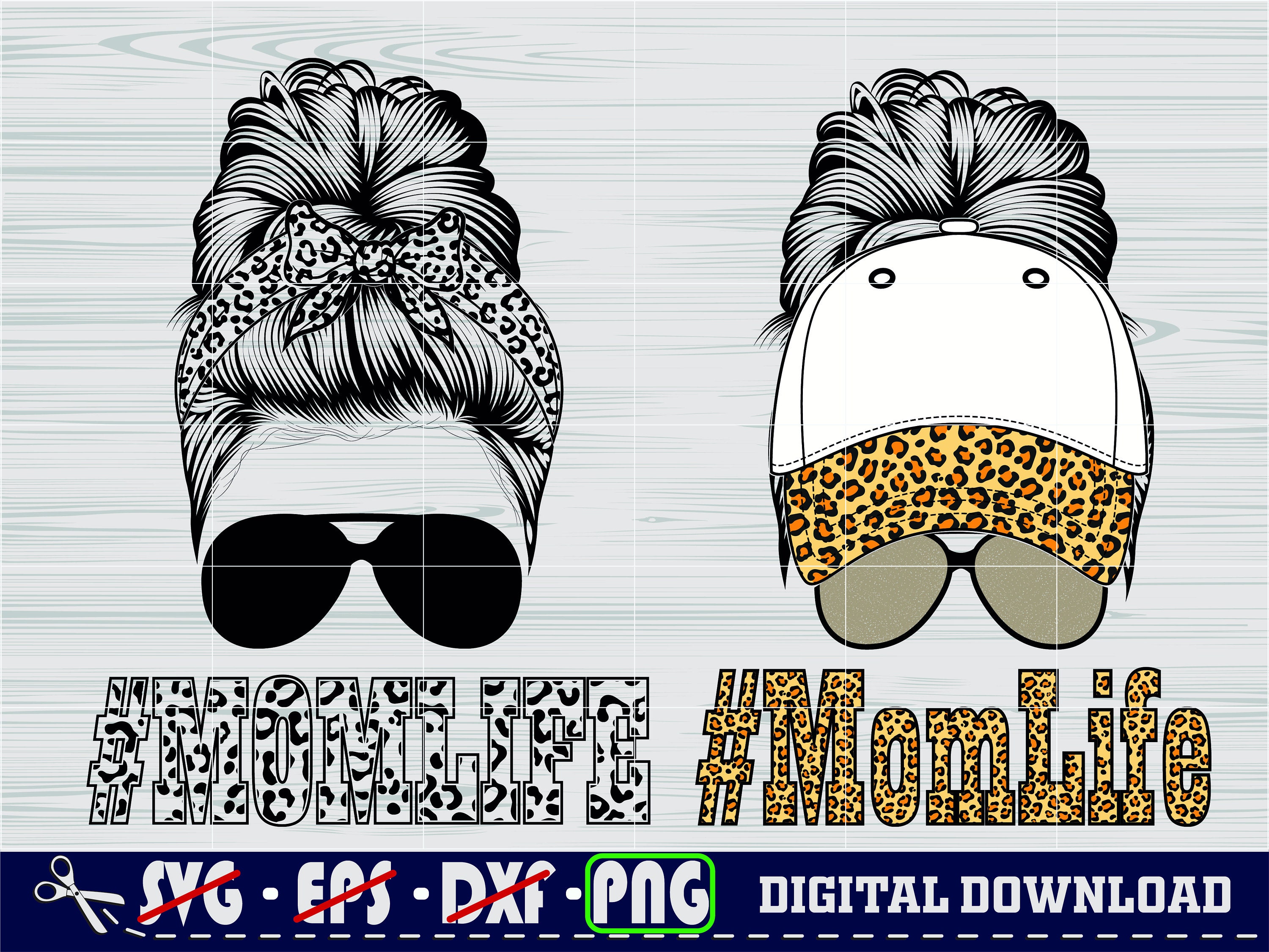 Leopard Mama Svg Leopard Print Svg Mama Leopard Png Mom Etsy