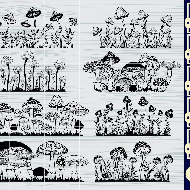 Transparent Mushroom Svg - Etsy