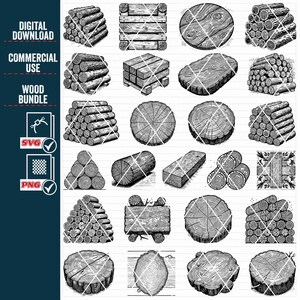 RUSTIC WOOD SLAB Svg Png, Tree Wood Slice Svg Files for Cricut, Timber ...