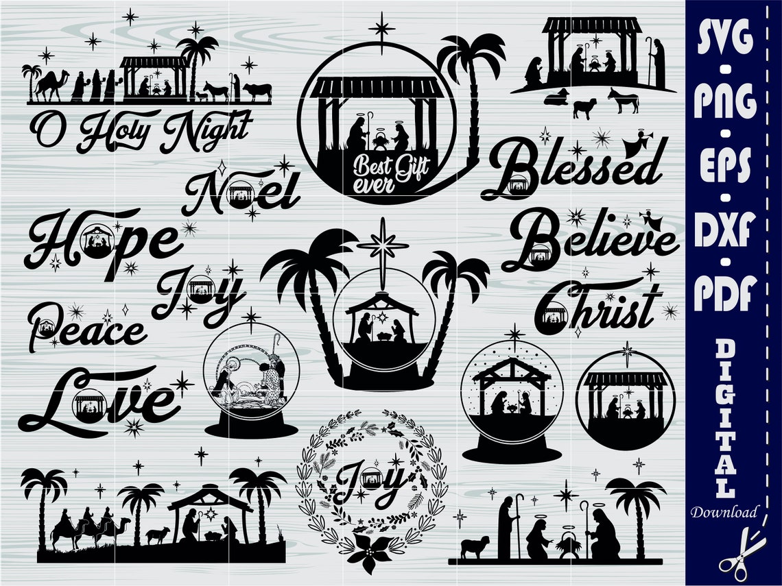 Baby Jesus Svg SVG Nativity Scene Jesus Baby Svg Baby - Etsy