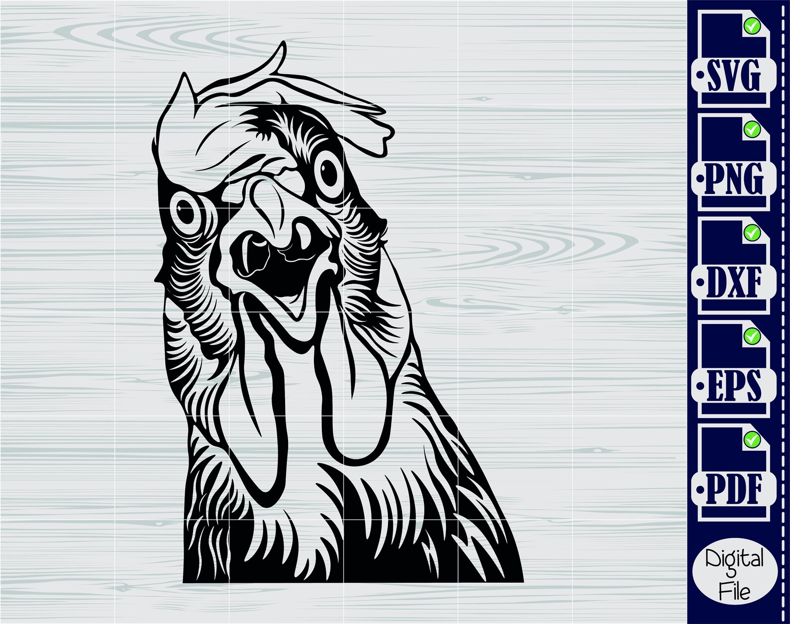 Chicken Svg Files 5 for Cricut Cute Rooster Clipart Farm - Etsy