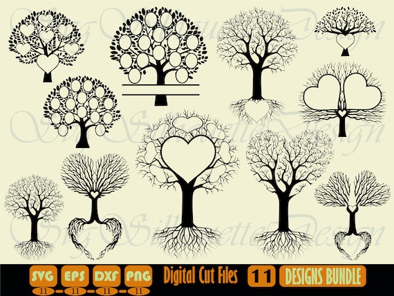 Heart Tree W Roots