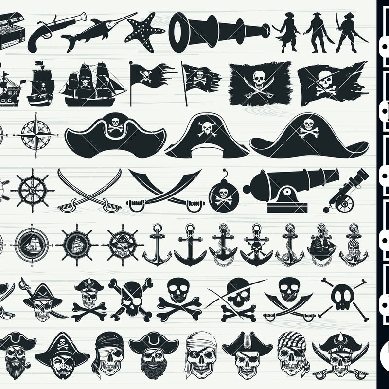 Pirate Silhouette - Etsy