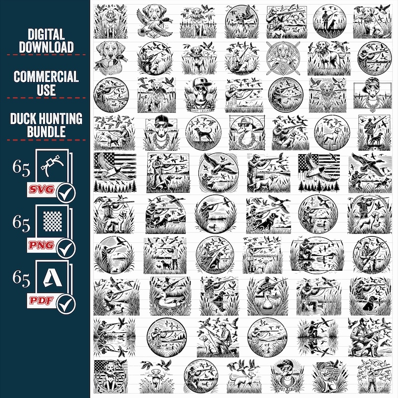 Duck Hunting Dog Patch - Etsy