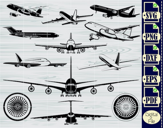 Commercial Airplane Vector