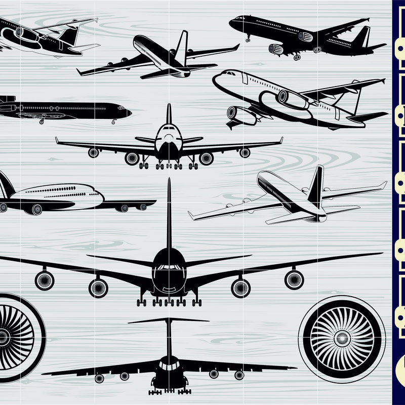 Airplane Svg - Etsy