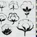 Cotton SVG File, Cotton Ball Svg, Cotton Branch Svg, Cotton Clipart ...
