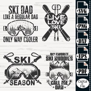 Skiing Svg Mega Bundle,3, Skis Svg,snowflake Svg,ski Svg,winter Sport ...