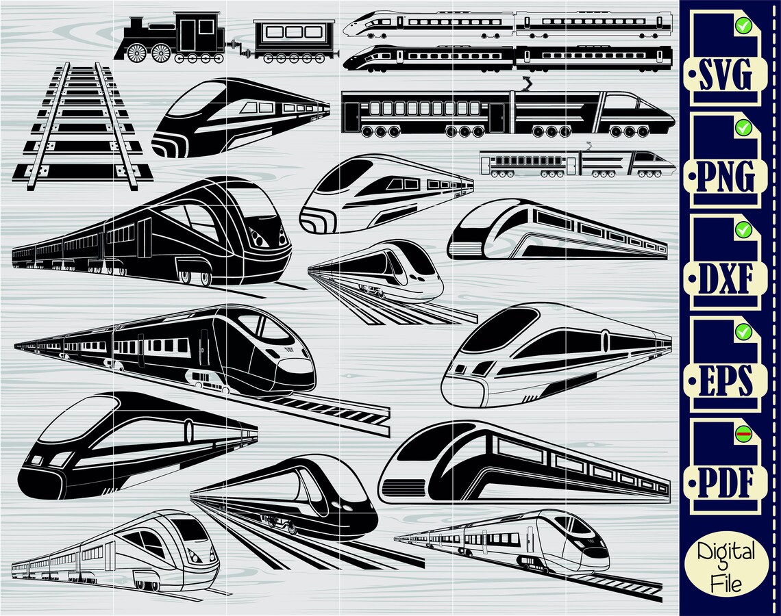 Train SVG Bundle Train SVG Choo Choo Train Svg Train - Etsy