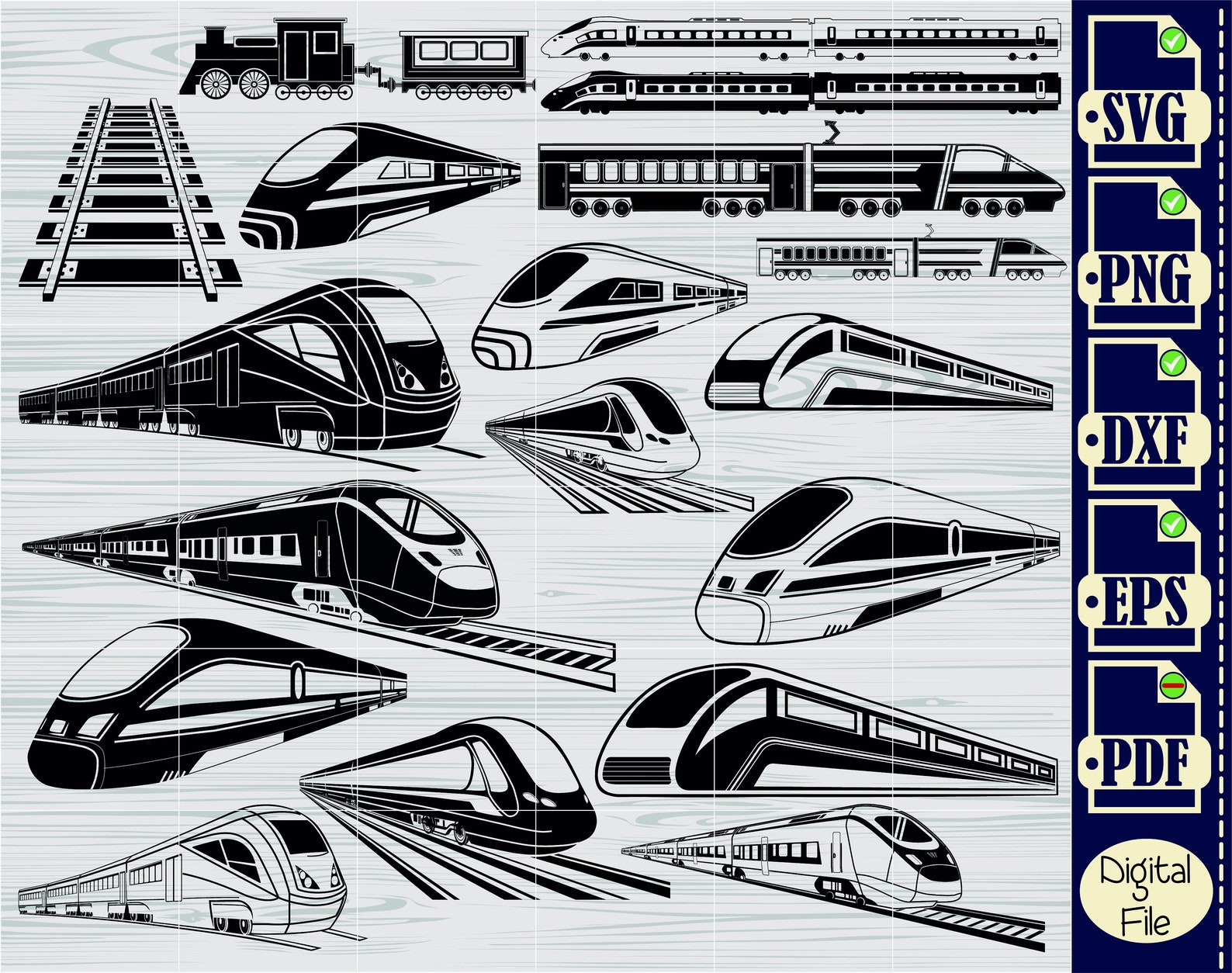 Train SVG Bundle Train SVG Choo Choo Train Svg Train - Etsy