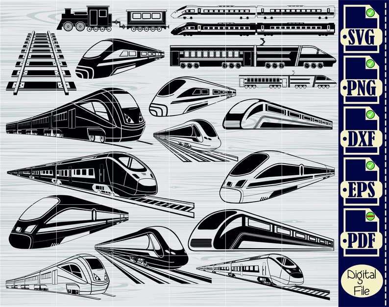 Train SVG Bundle Train SVG Choo Choo Train Svg Train - Etsy