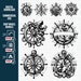 Ship Wheel SVG Bundle, Nautical Steering Wheel Clipart (digital ...