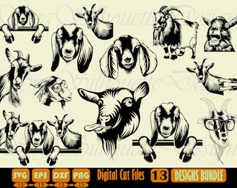 Goat Svg - Etsy