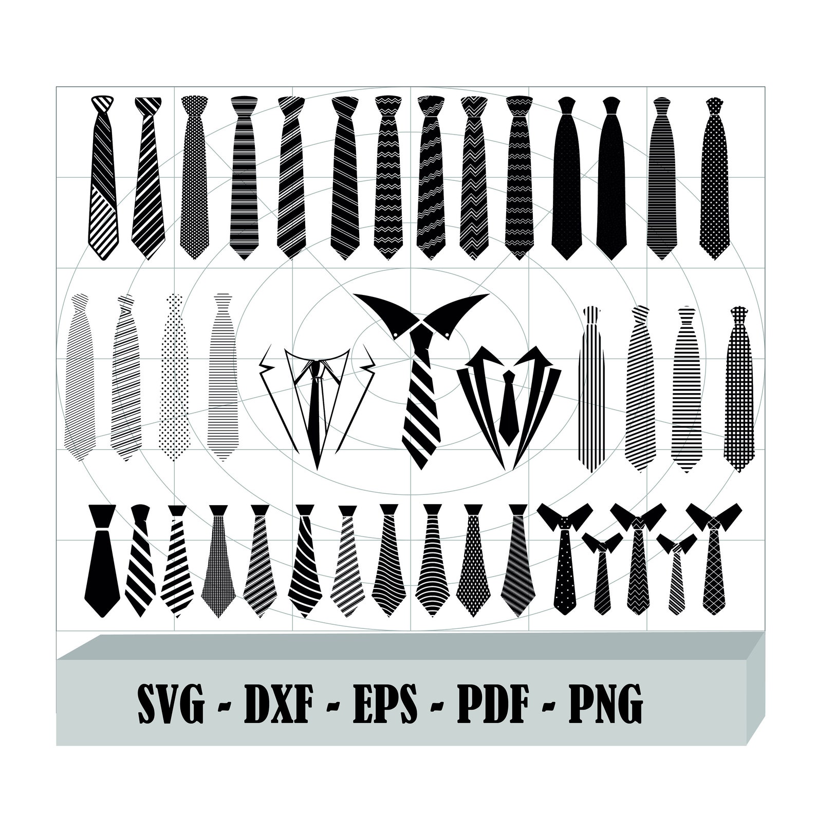 Tie SVG Bundle Tie SVG Tie Clipart Tie Cut Files for - Etsy Canada