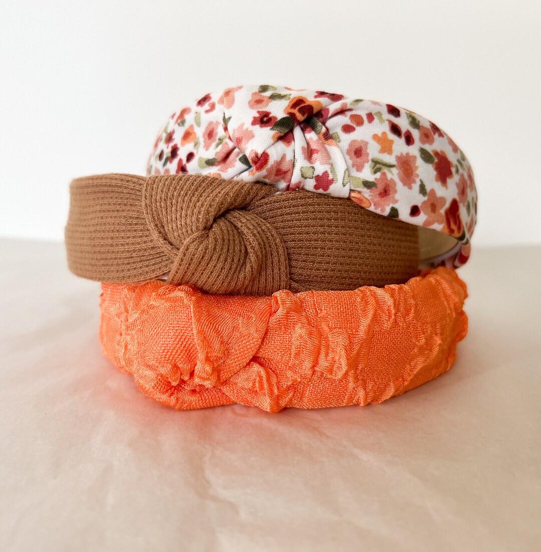 Autumn Low Profile Knot Headbands House of Colour - Etsy