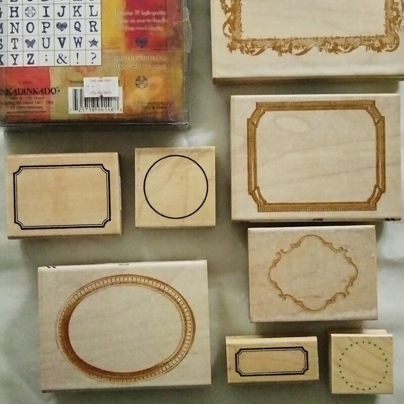 Frame Rubber Stamp - Etsy