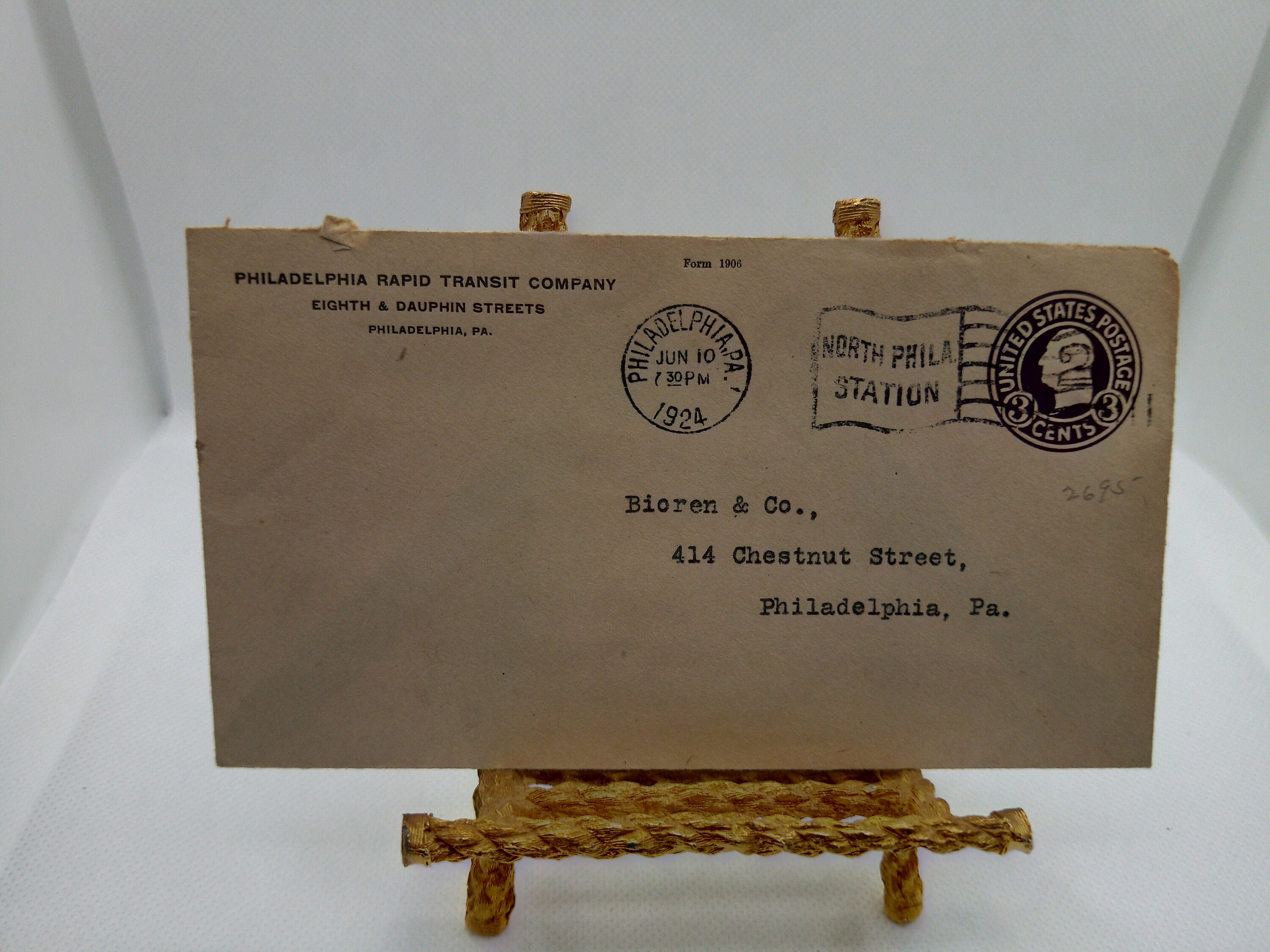 5 Vintage imprinted Stamp Covers From the Early 1900's Great for ...