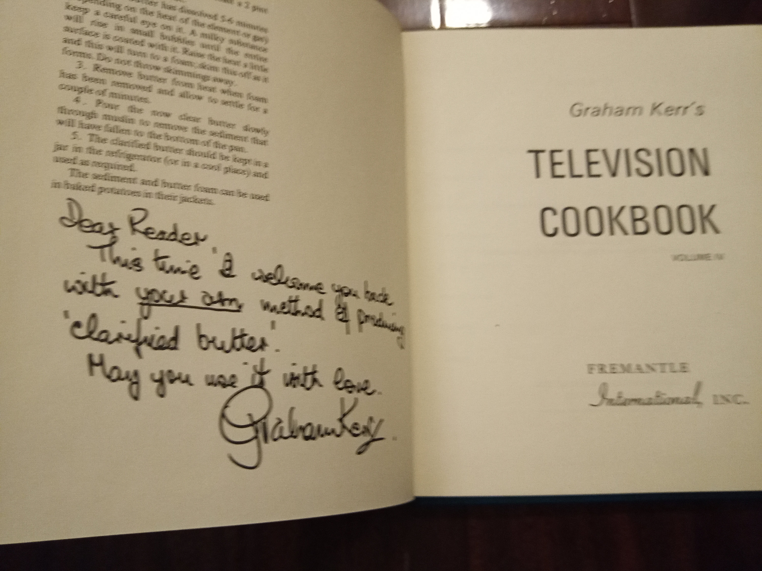 3 Vintage TV Show Cookbooks, the Galloping Gourmet, Chef Graham Kerr ...