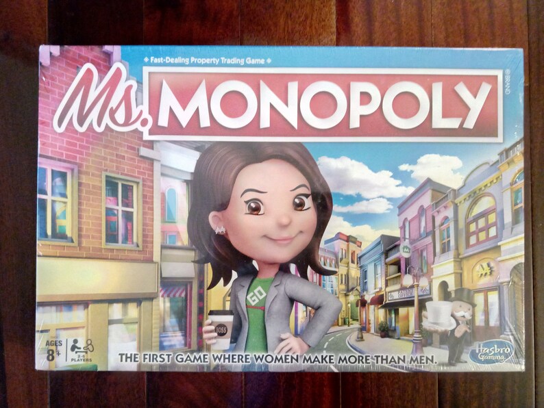 Ms. Monopoly Board Game for Ages 8+ by Hasbro - Brand New Factory ...