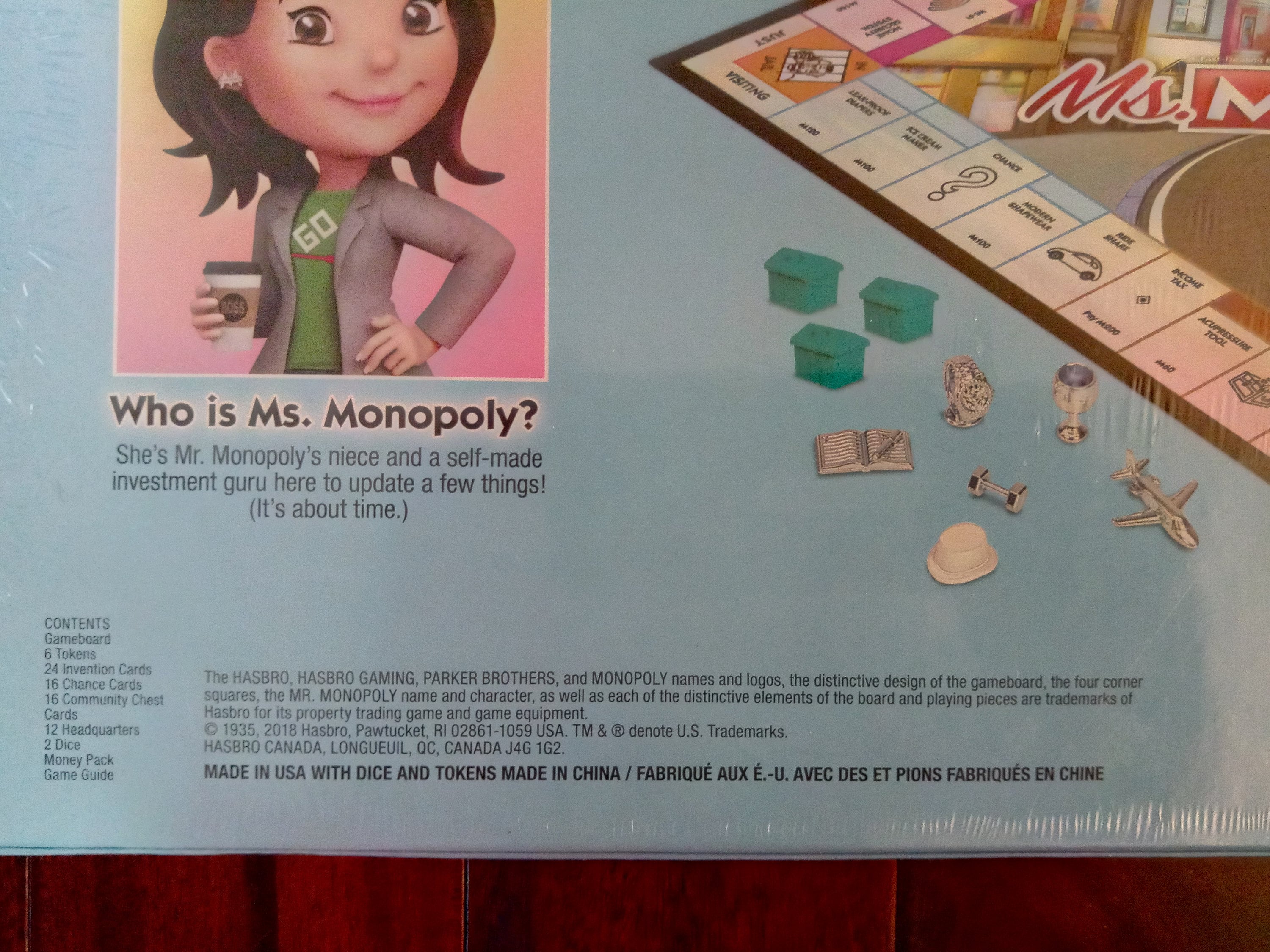 Ms. Monopoly Board Game for Ages 8+ by Hasbro - Brand New Factory ...