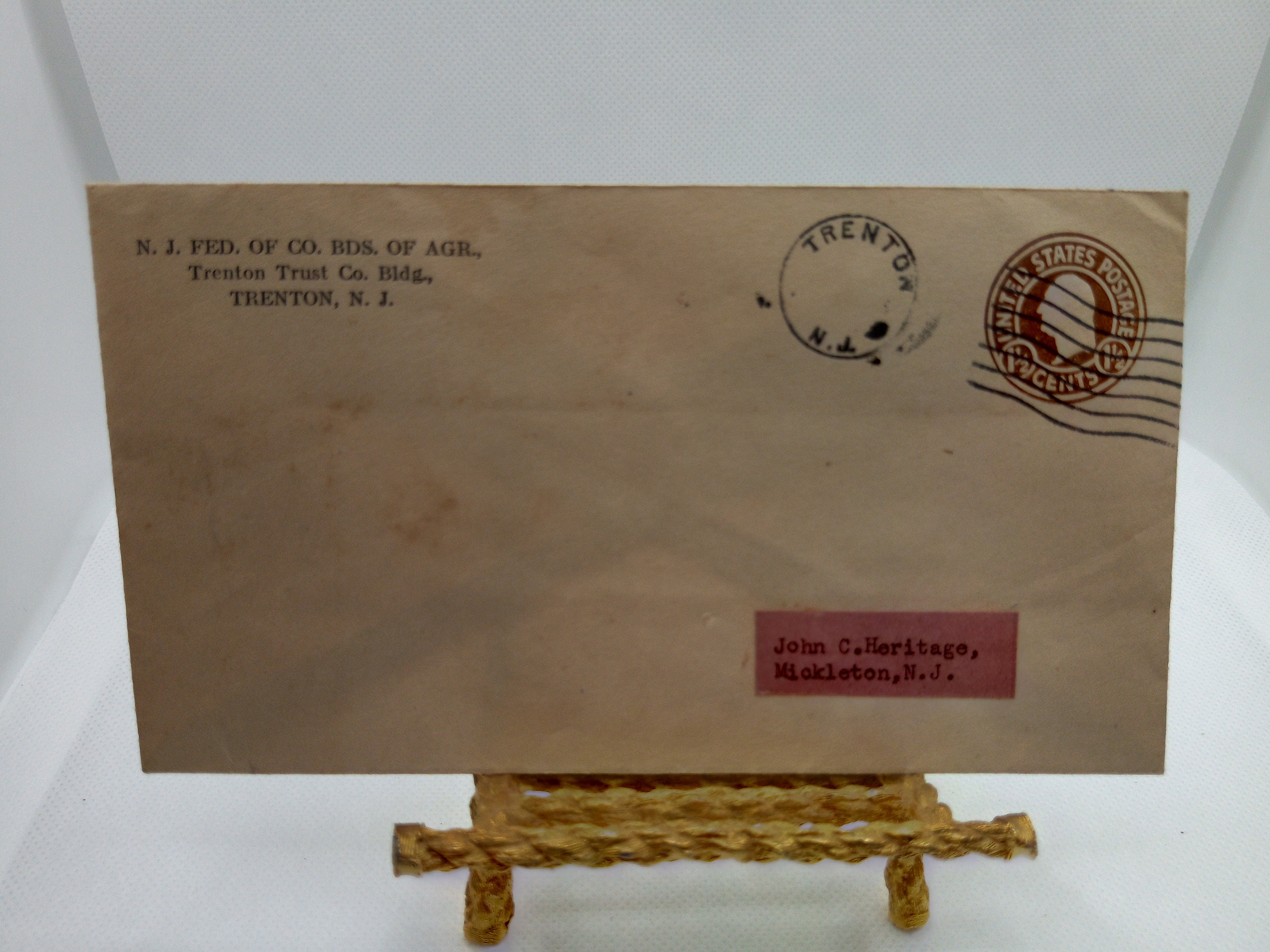 5 Vintage "imprinted Stamp" Covers From the Early 1900's - Great for ...