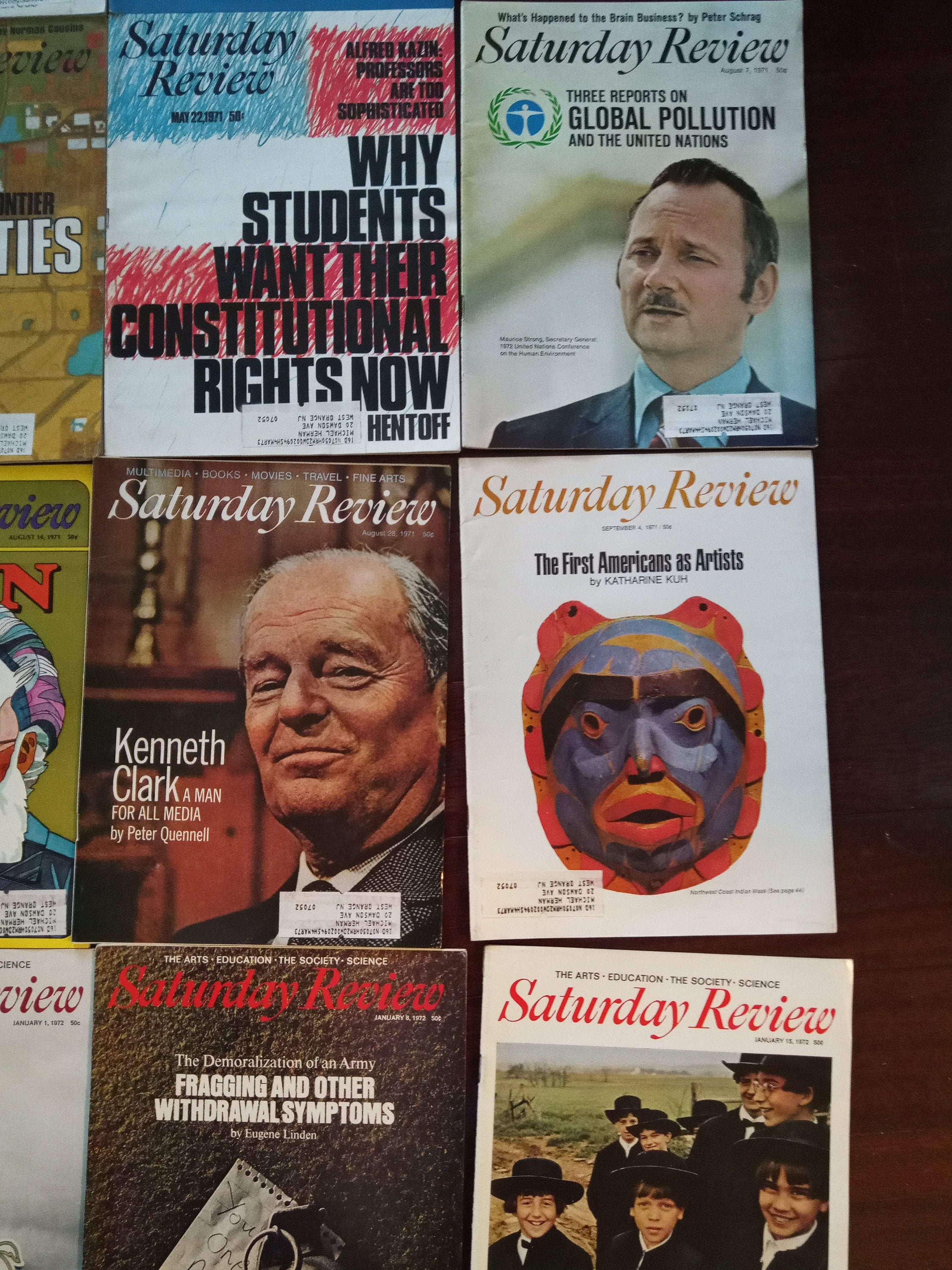 Saturday Review Magazine Lot 17 Vintage Issues From the - Etsy UK