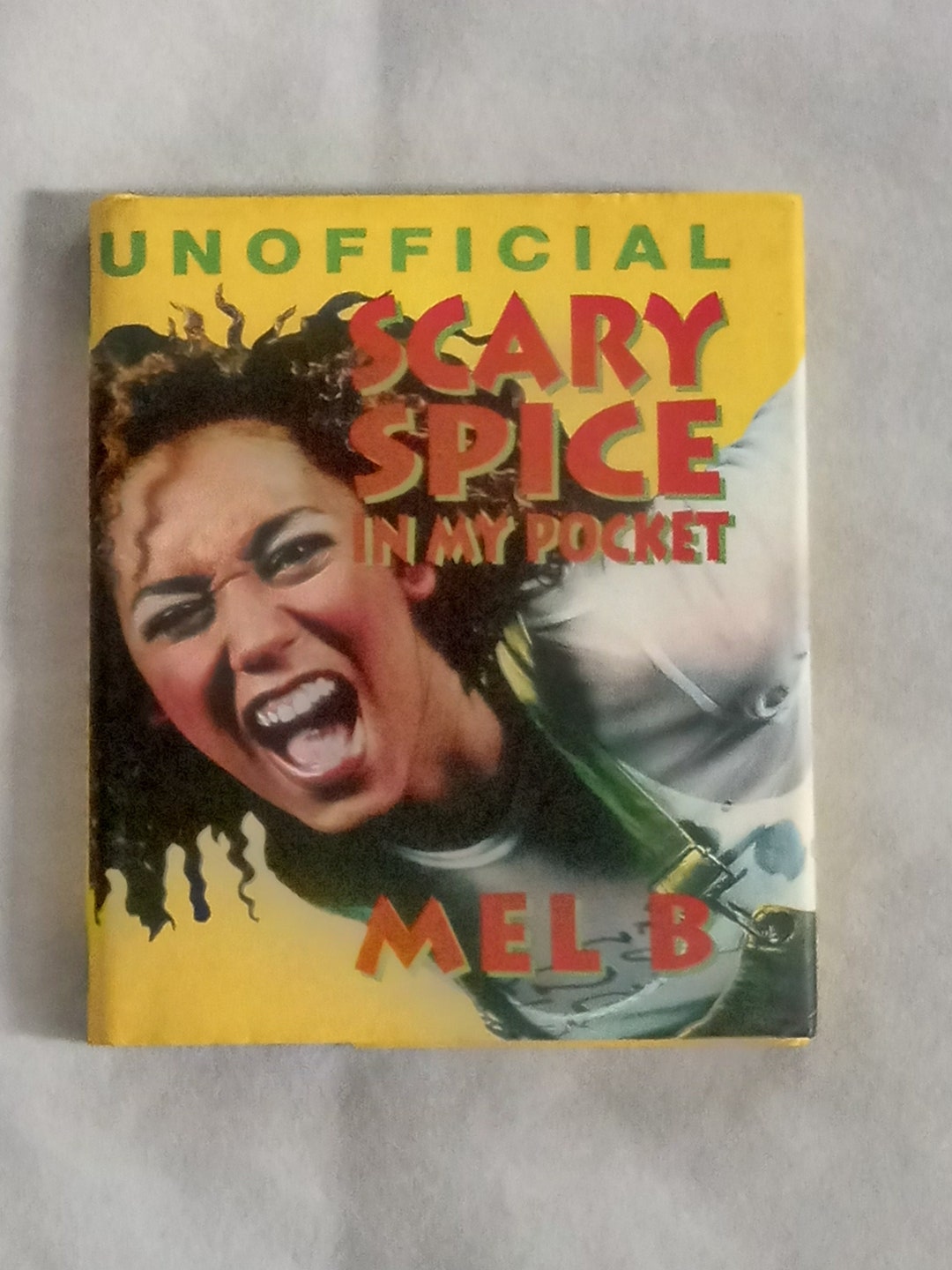 Vintage Spice Girls Mini Book Scary Spice In My Pocket 1990s Hardback Of Mel B Or Melanie