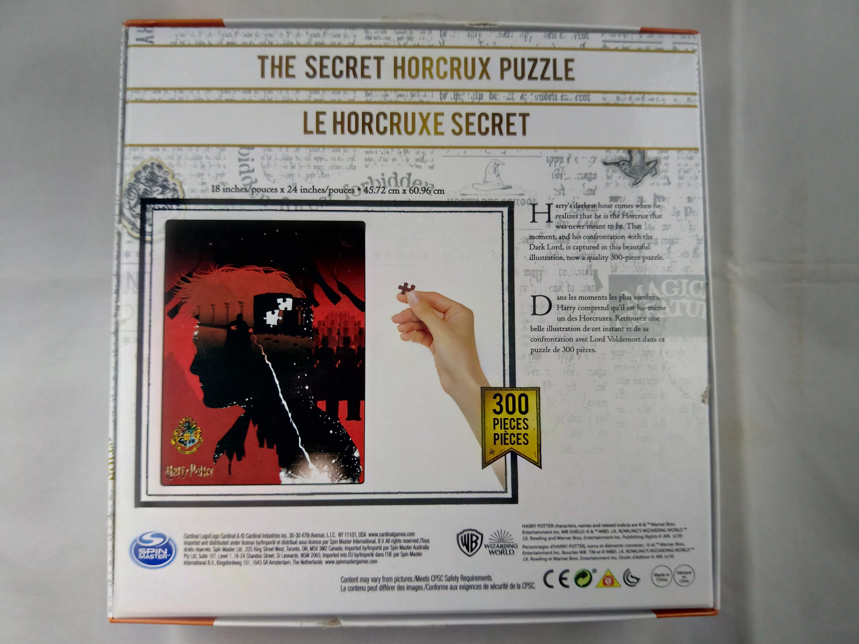 Harry Potter "the Secret Horcrux Puzzle" Jigsaw Puzzle - Complete 18" X ...