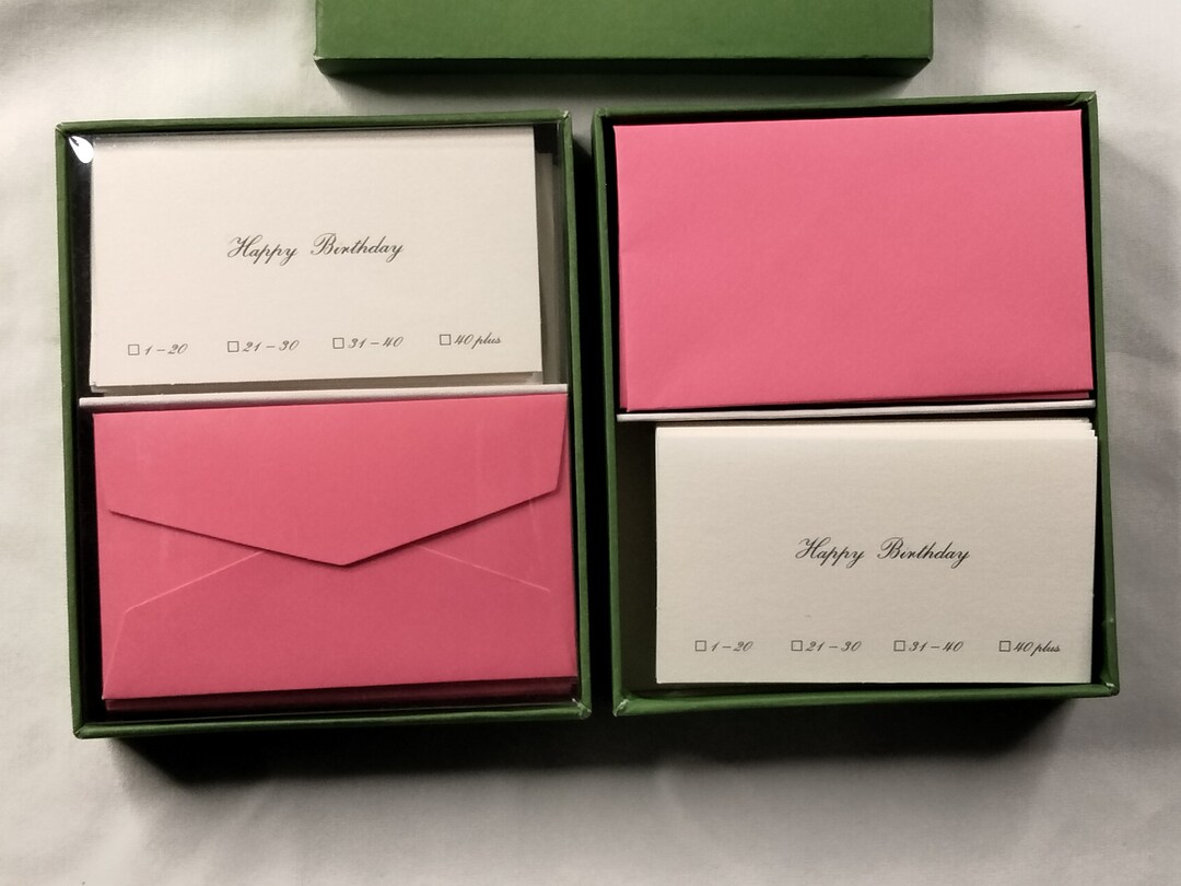 Kate Spade New York Birthday Cards With Envelopes - 32 Fold Over Cards ...