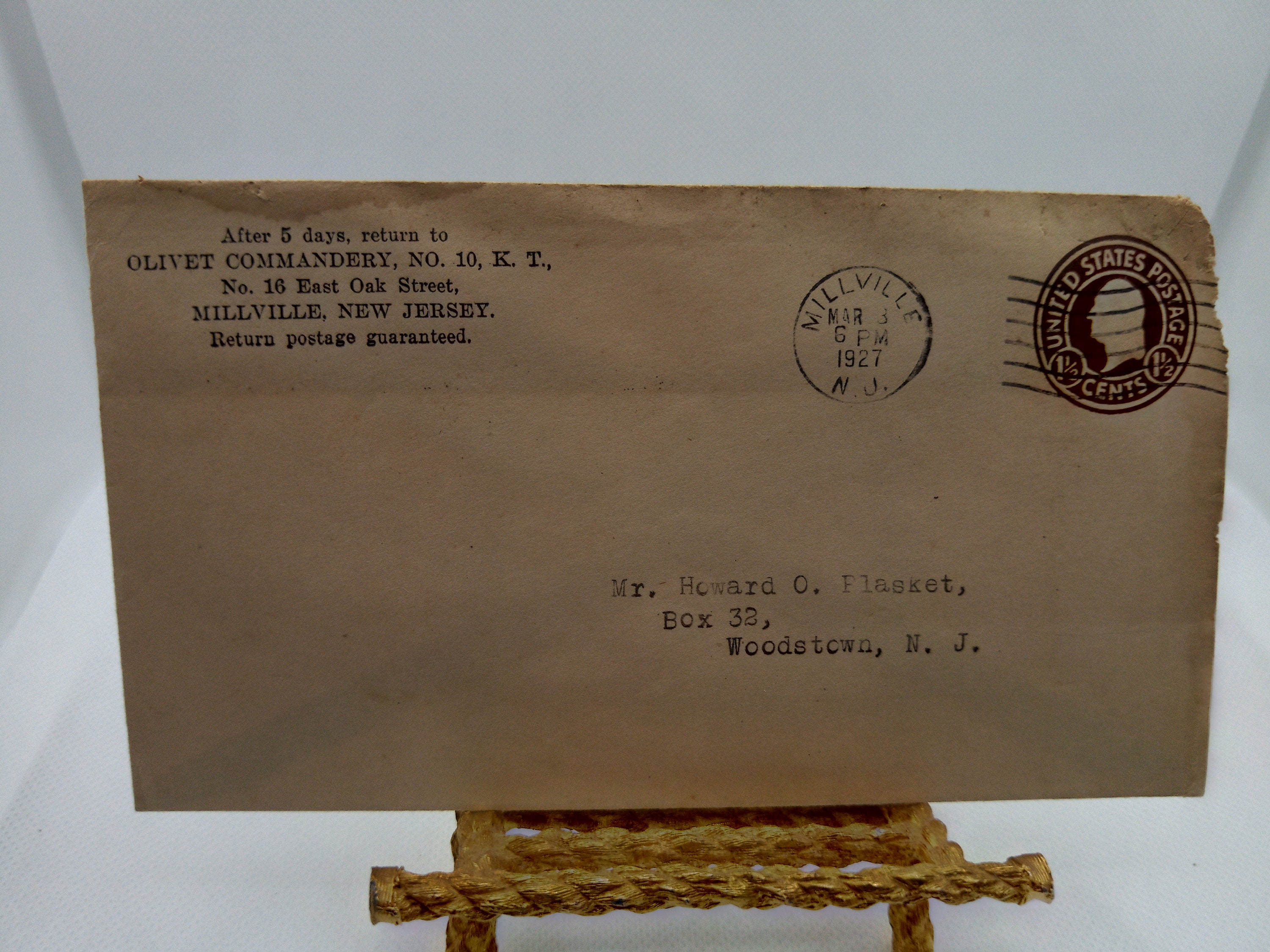 5 Vintage imprinted Stamp Covers From the Early 1900's Great for ...