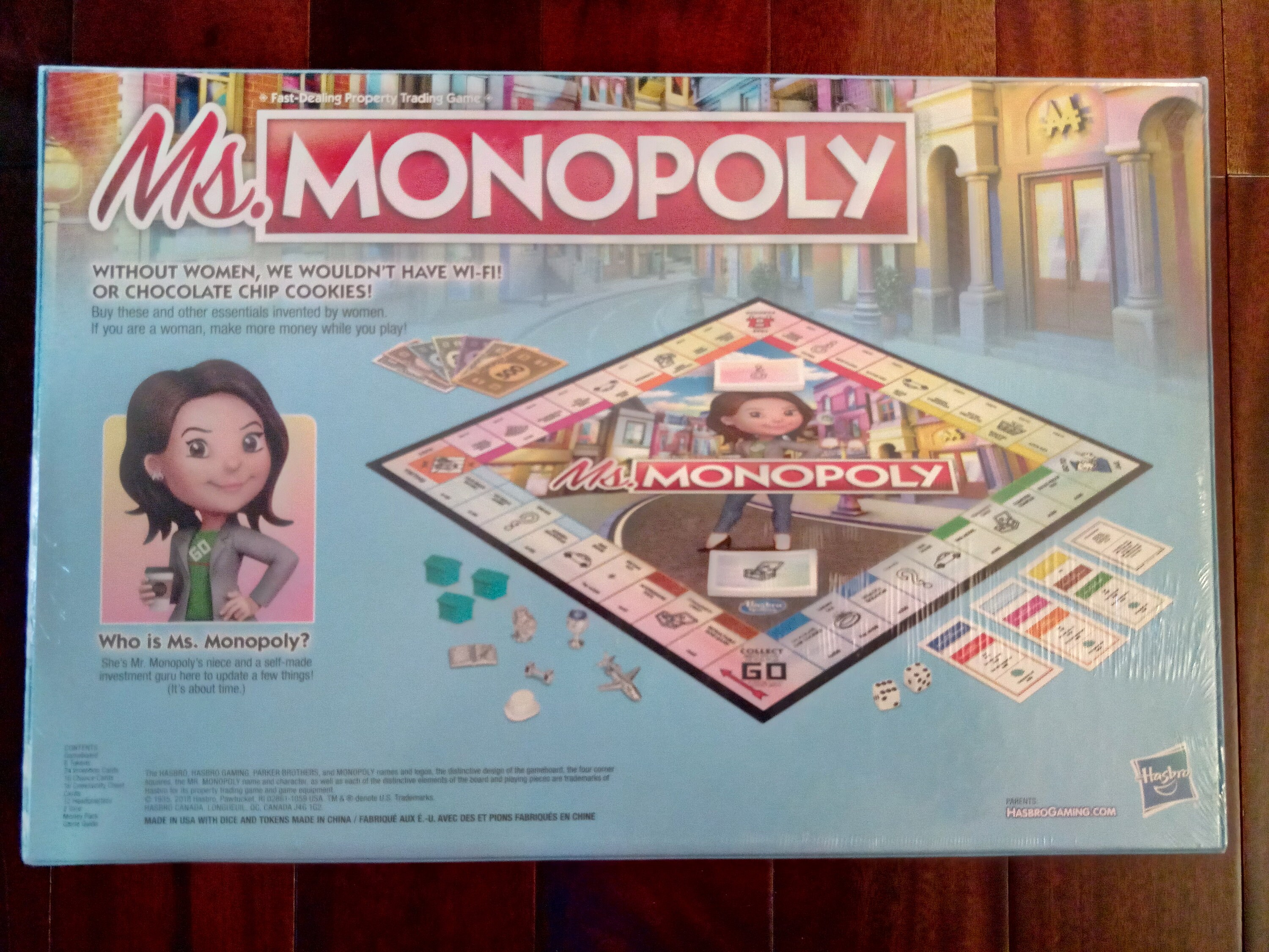 Ms. Monopoly Board Game for Ages 8+ by Hasbro - Brand New Factory ...