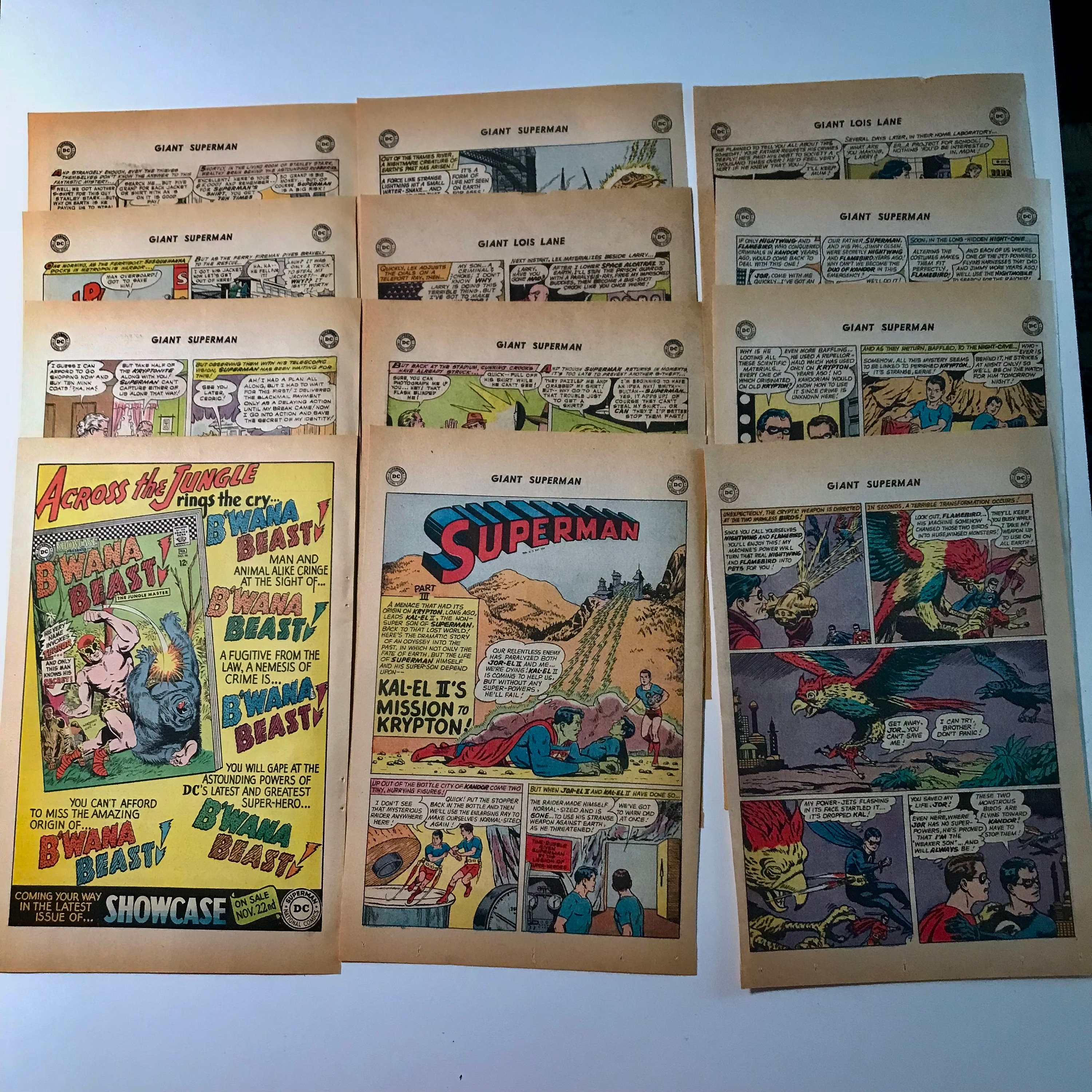 Single Pages From Vintage, 60's Era Comic Book PAGES 100% Authentic NOT ...