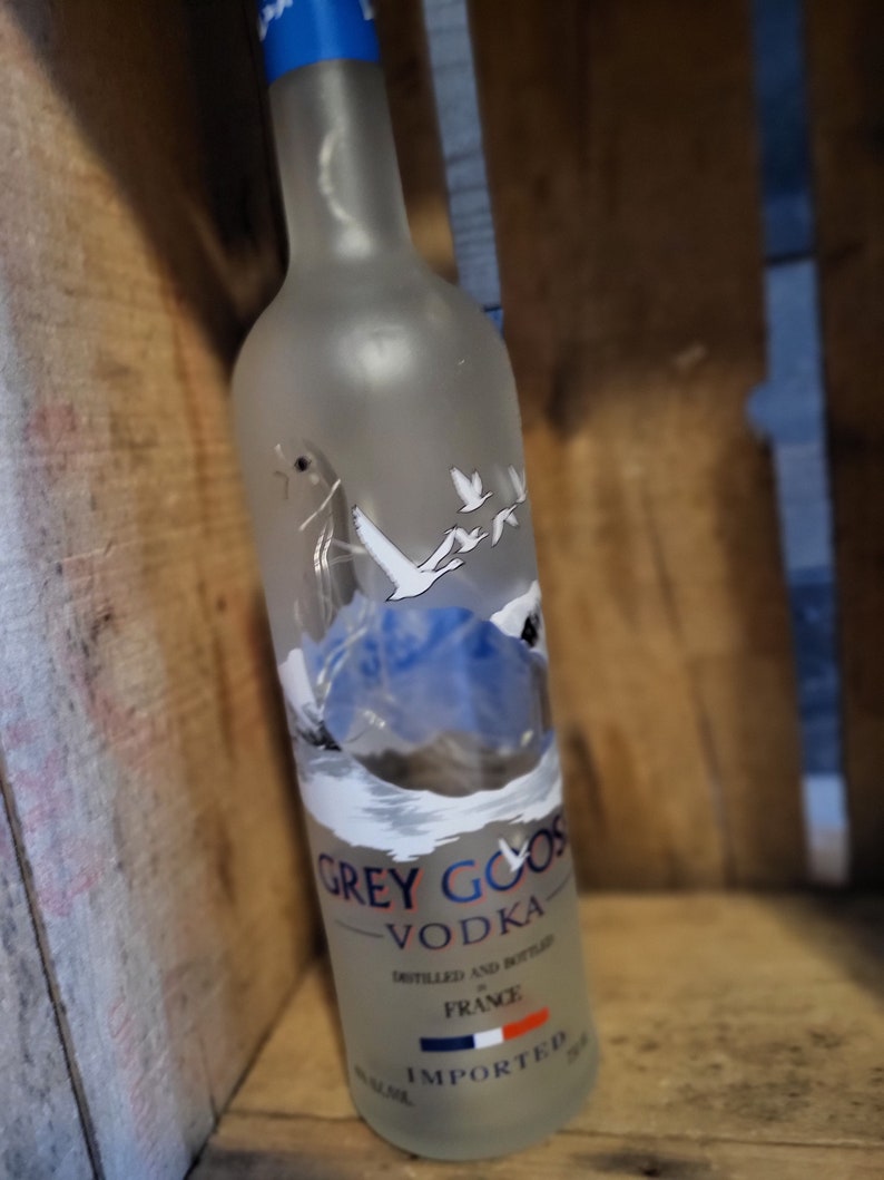 Upcycled Grey Goose Bottle Light: Man Cave Bar Decor - Etsy