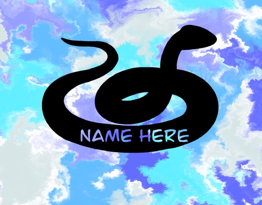 Snake Name Decal - Etsy