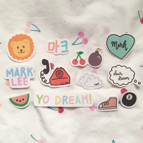 Mark Lee NCT 127 braids Sticker - Etsy