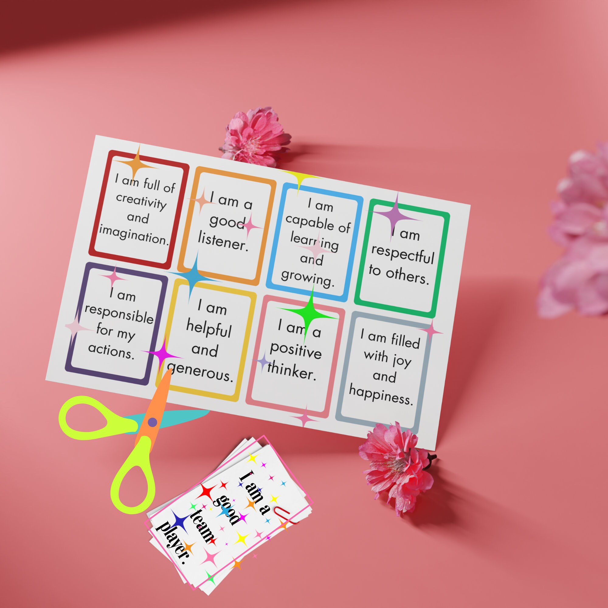 50 Kids Affirmation Printable Cards| Growth Mindset for Kids| Child ...