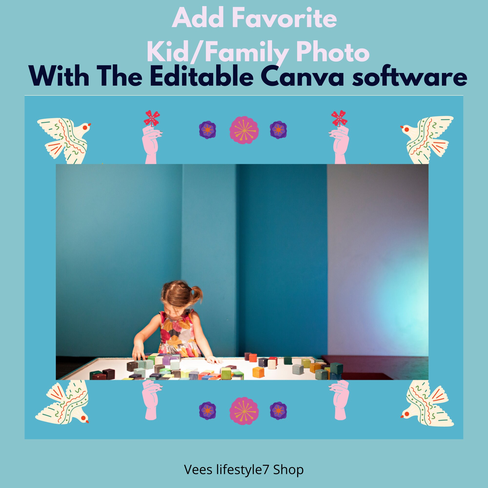 Photo Calendar 2022|calendar Photo Template|editable in Canva ...