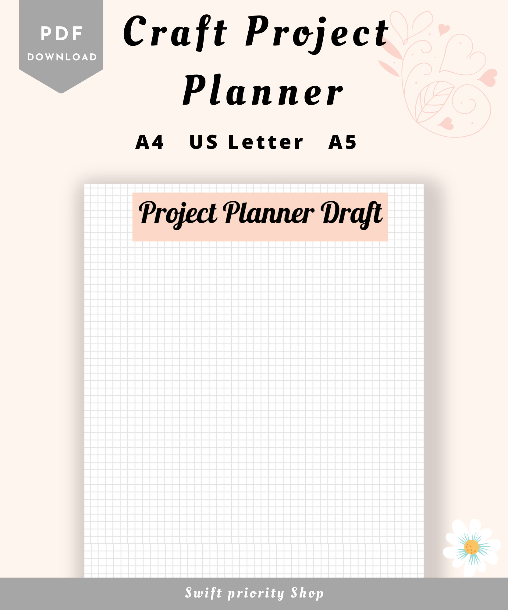 Project Planner, Craft Planner, Project Tracker, DIY Crafters, Project ...