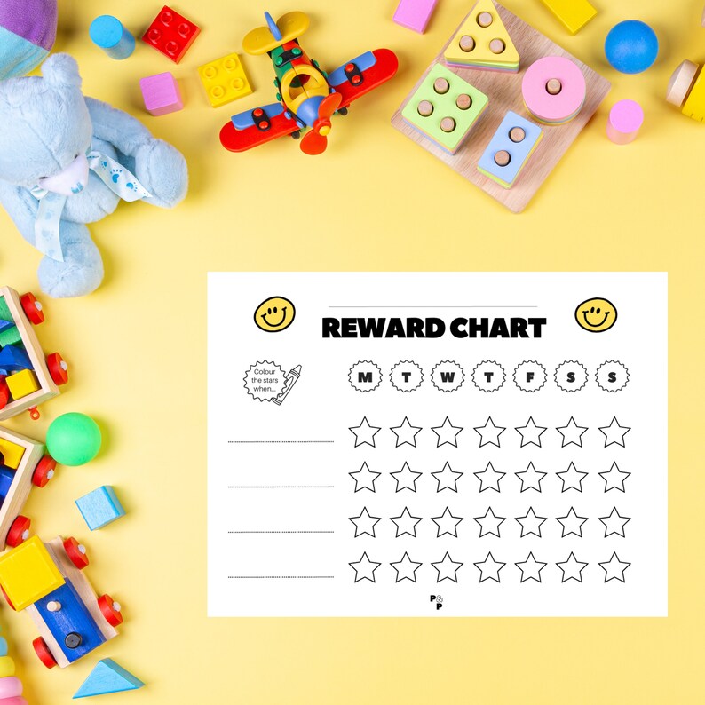 Kids Reward Chart Digital Printable Download A4 - Etsy