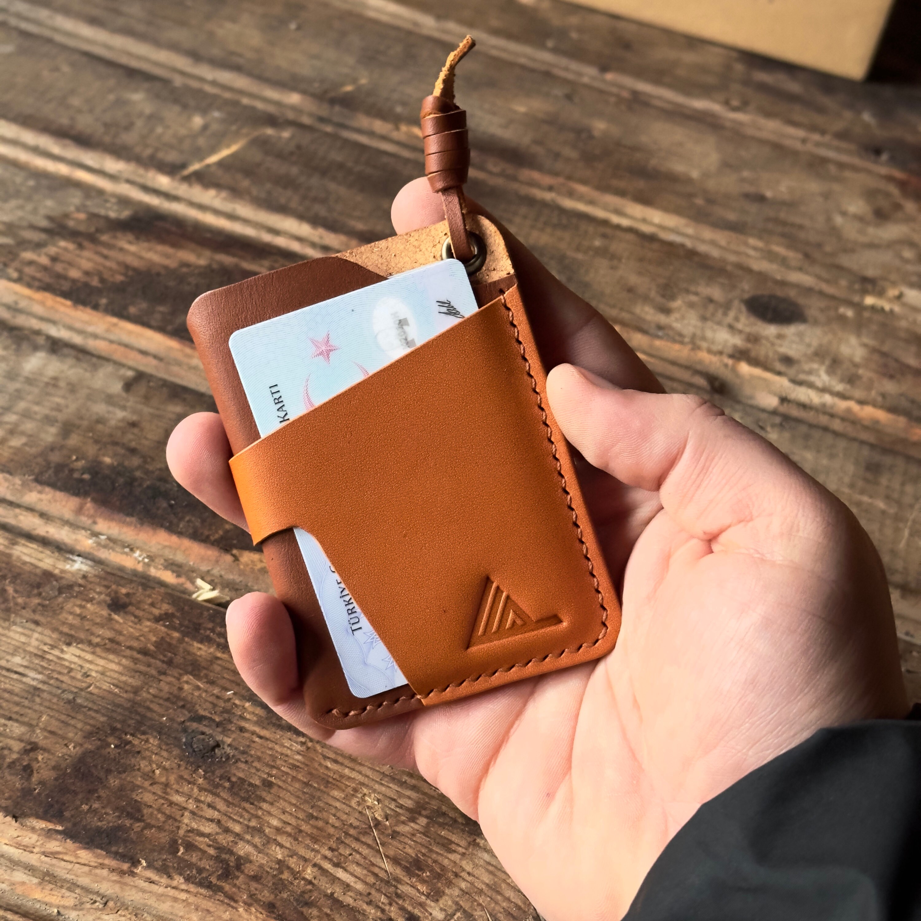 DIY Leather Card Holder PDF Pattern, Leather Crafting Guide Template - Etsy